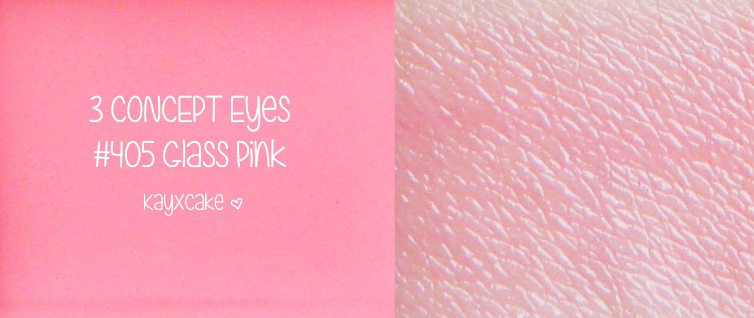 Kay Cake Beauty: 3 Concept Eyes Pink Trophy Lip Color Palette ♡ Review ...