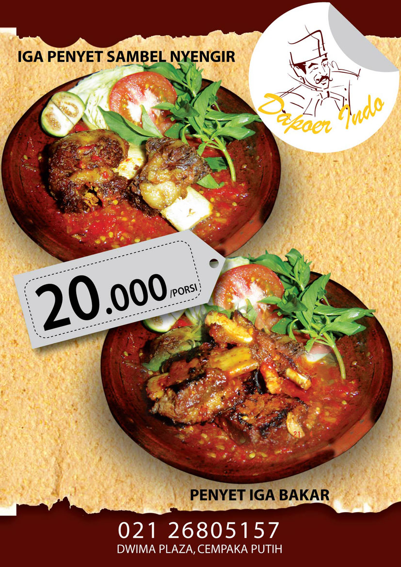 Design Menu Makanan, Flyers, Brosur, Voucher - Jasa Desain Jakarta ...