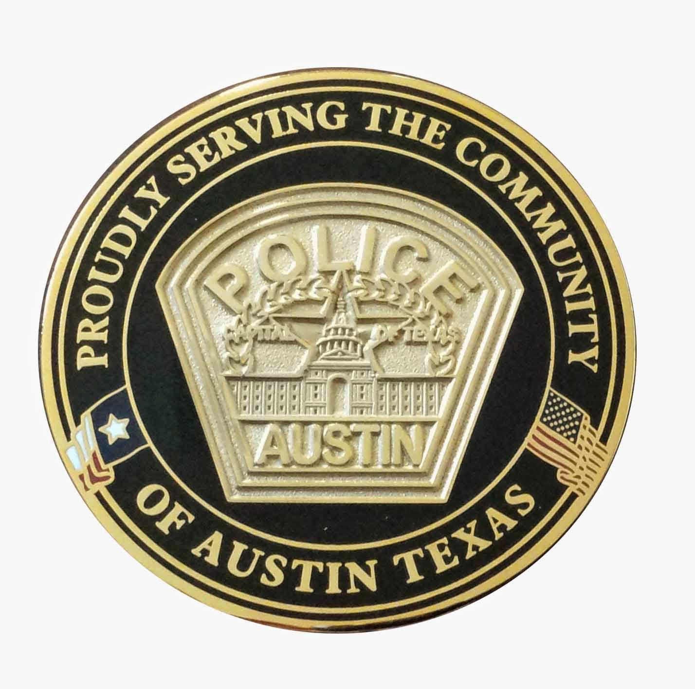Point Emblems: Coins we made for the Austin TX PD