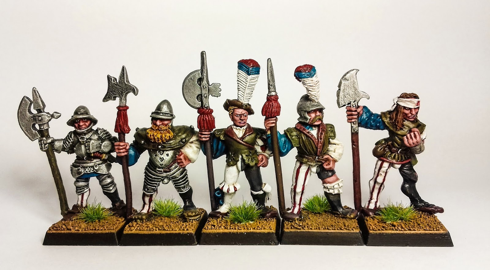 THE WORK OF SHAITAN: Warhammer Empire Border Princes Update - Halberdiers