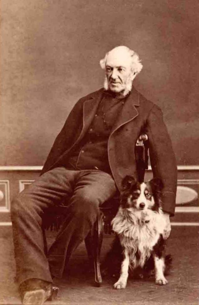 40 Lovely Photos of Victorian Gentlemen With Their Dogs From the 19th ...