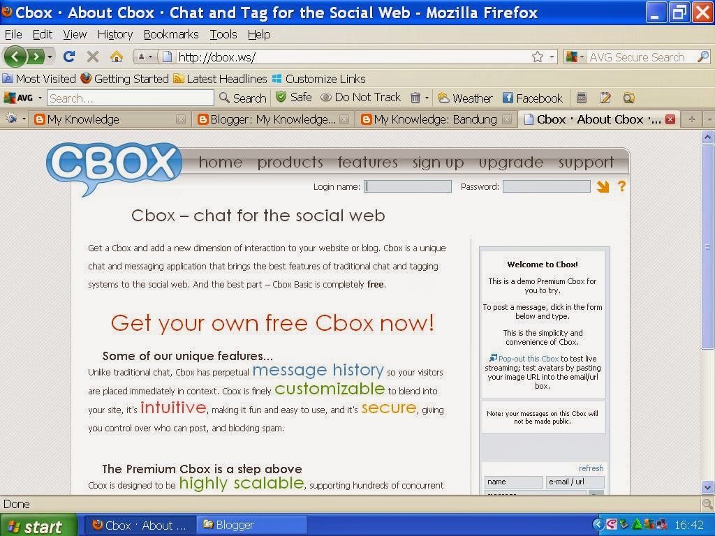 My Knowledge: Cara memasang Chat Box / Cbox