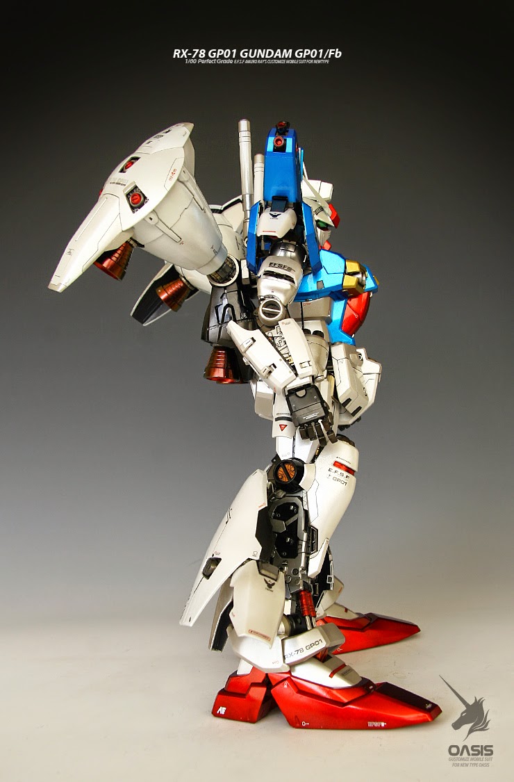 PG 1/60 RX-78GP01 Gundam GP01 FB - Painted Build