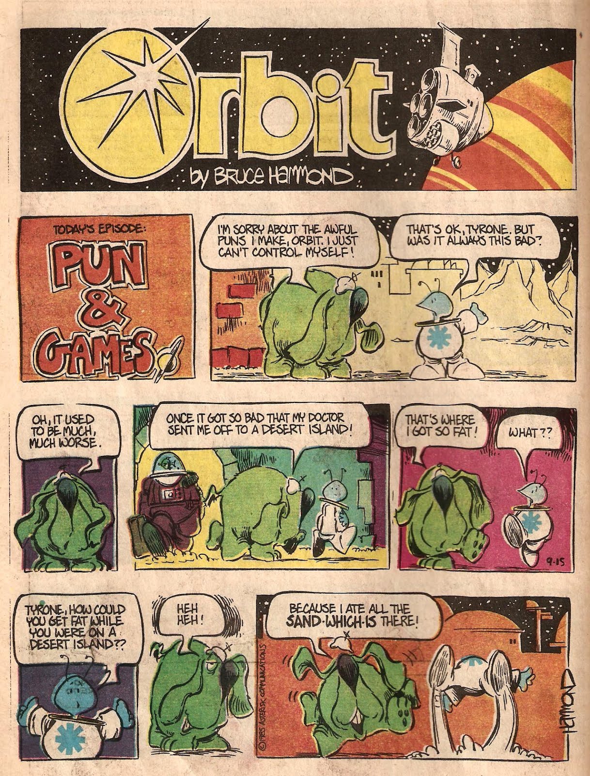 Sunday Comics Debt: The Orbit Project