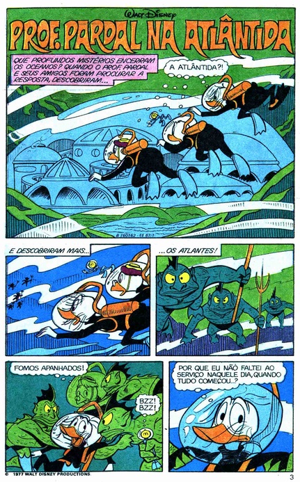 PUBLICADOS BRASIL: HQ - Disney - Prof. Pardal na Atlântida