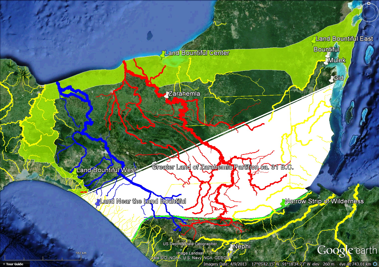 BOOK of MORMON RESOURCES: Test #2 One Half of Nephite Lands