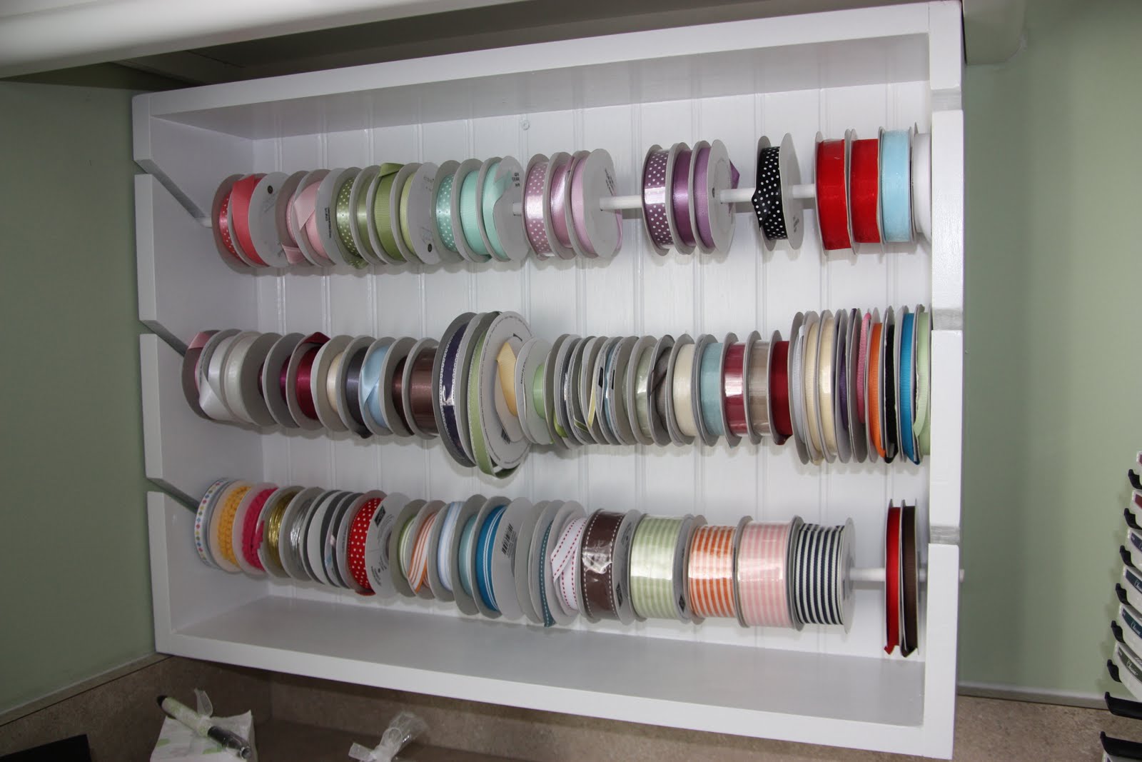 My Craft Room Creations...: My Ribbon Storage...