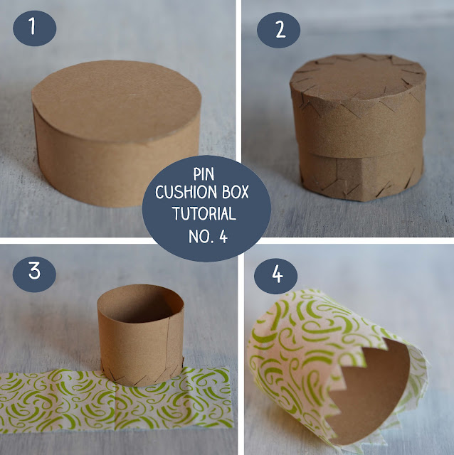Curiositaellya: DIY Cilindrical 'Pin Cushion' Container Tutorial