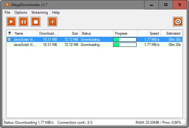Mega Downloader v 1.7 โปรแกรมช่วยโหลดไฟล์จาก mega.co.nz | One2up ...
