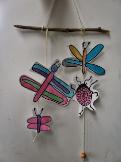 Elwood Primary Art: Prep Insect Mobiles