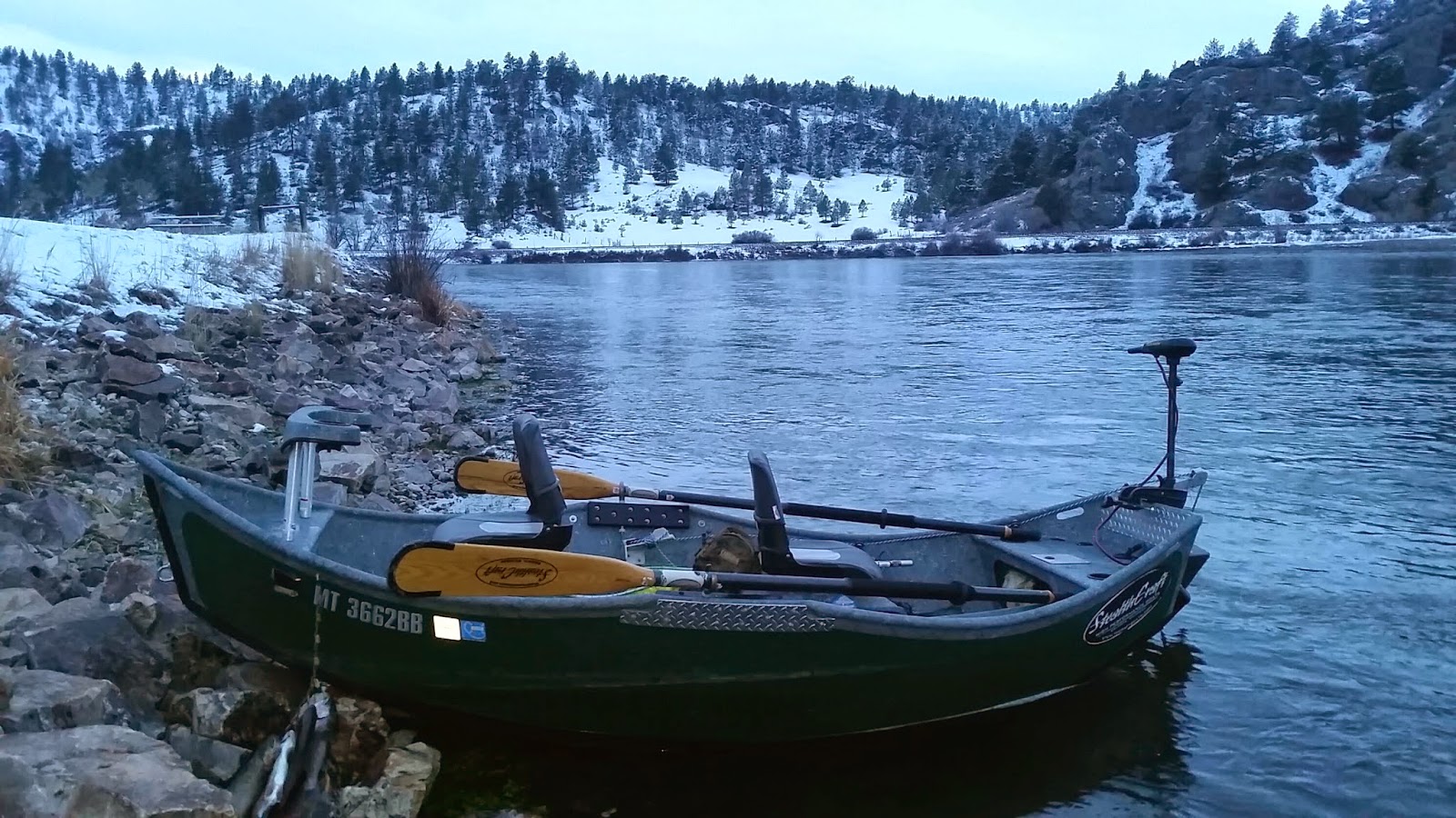 Always travel with fishing gear: Early winter float