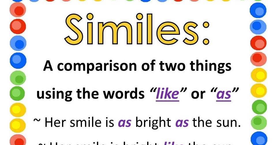 Literary Devices: Simile