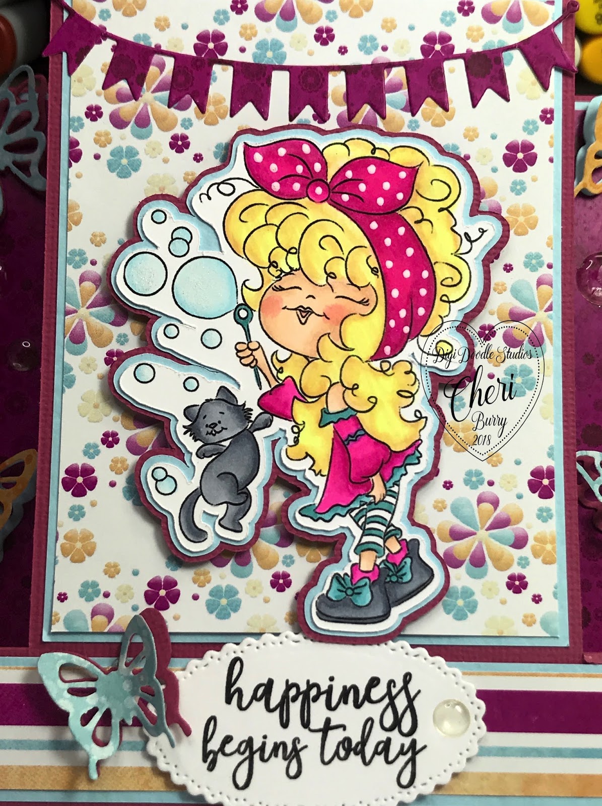 CheriB Designs: Center Step card Tutorial!