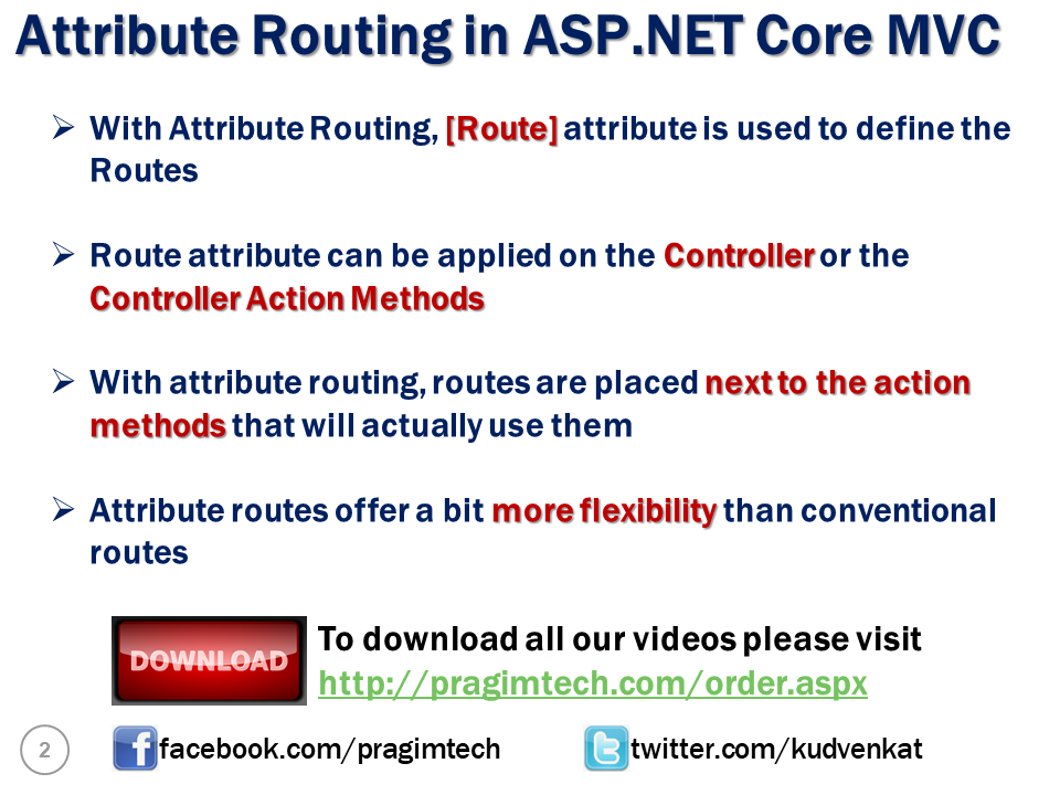Sql server, .net and c# video tutorial: Attribute Routing in ASP.NET ... Sql server, .net and c# video tutorial: Attribute Routing in ASP.NET ...