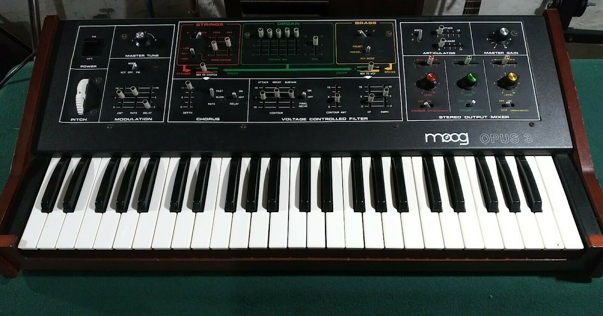 MATRIXSYNTH: Moog Opus 3 Vintage Analog Synthesizer