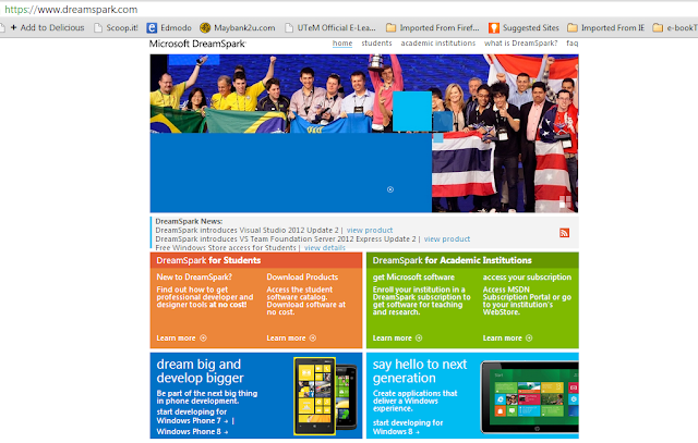 Sabikan S.: Microsoft Dreamspark - Microsoft Software Free