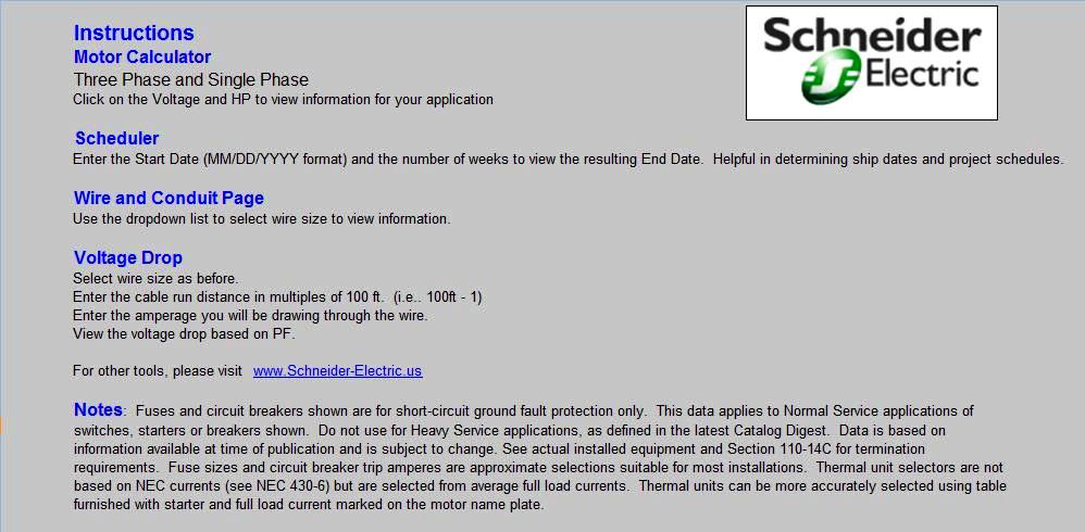 IEC Motor Data Calculator ~ Electrical Knowhow