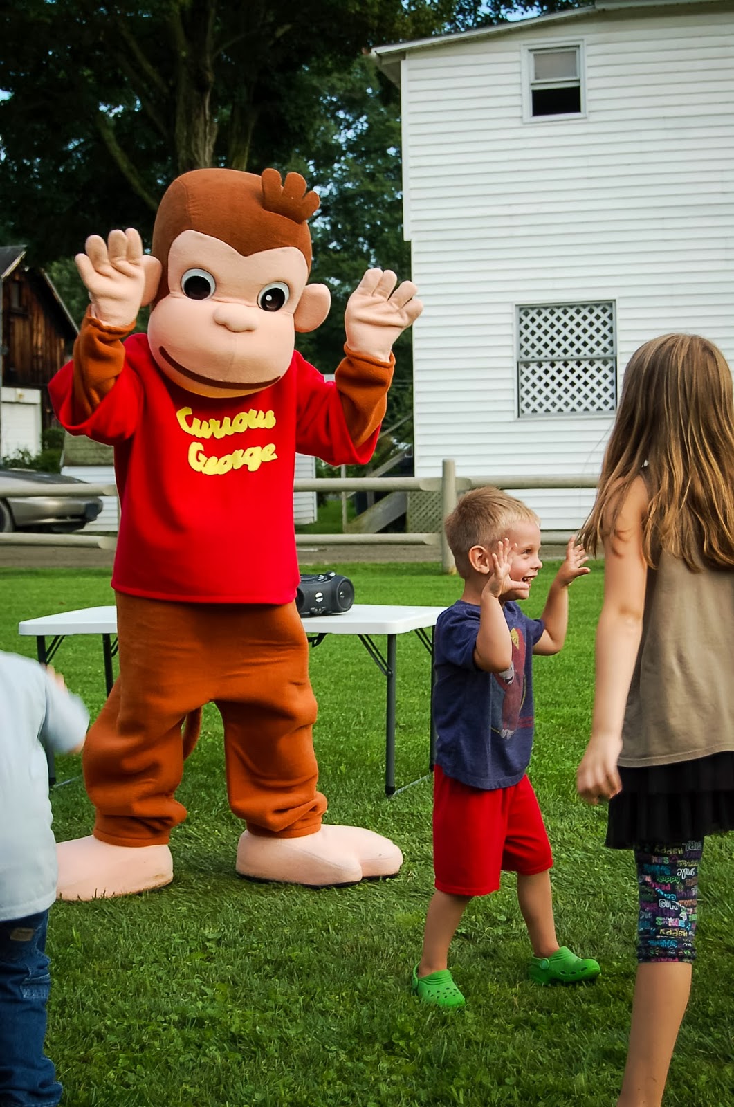 The Buddy Bee Makes Three: Buddy Bee Meets Curious George