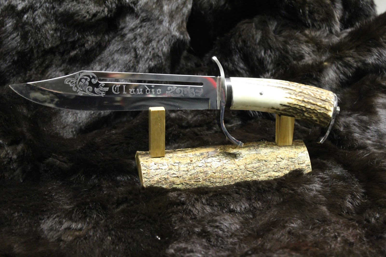 Coltelli Artigianali di Marco Danesin: Bowie Knife "Wood Hunter"