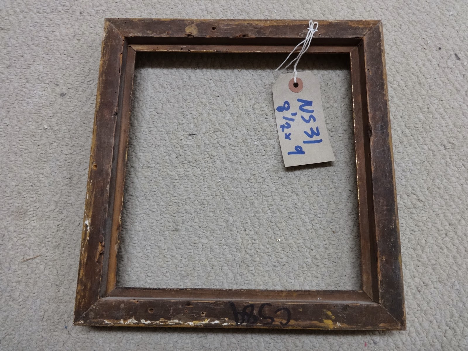 Antique Frame Sale: Georgian 18th Century Carved Romney Frame