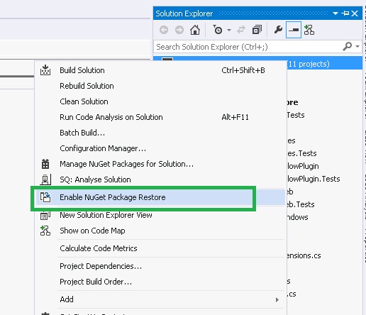 Born To Automate Tfs Enabling Nuget Package Restore In The Build Process