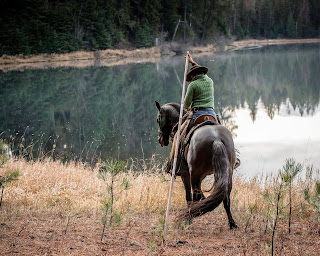 Cowboy Dressage: La Garrocha: The magic schtick!
