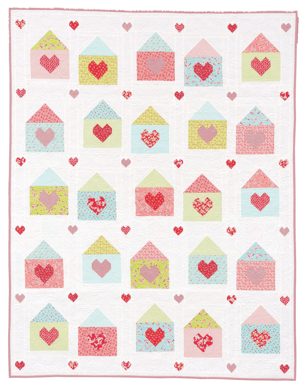 Happy Quilting: I Love House Blocks - Two New House Quilts!!!