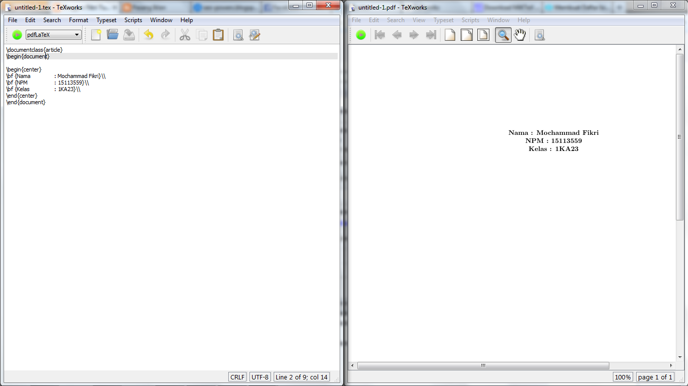 Cara Install TeXwork 0.4.5 | Fikri Tutorial