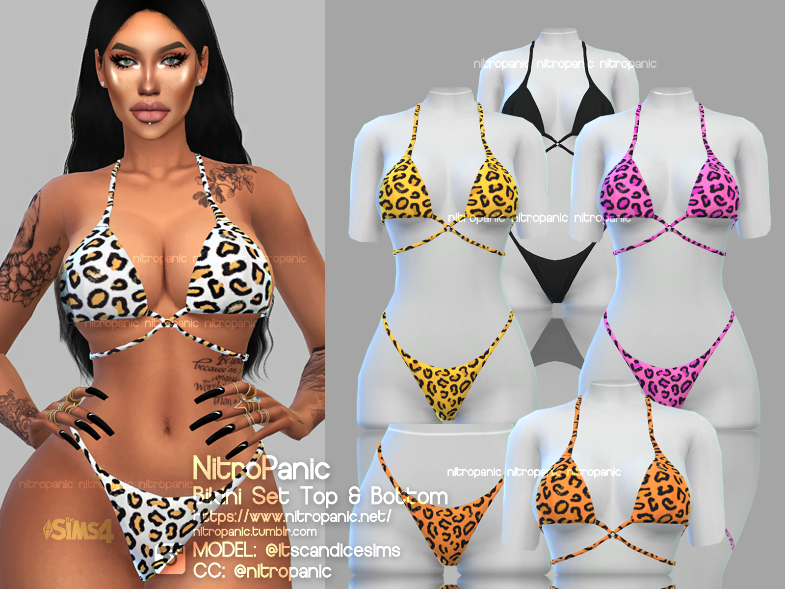 Bikini Set for The Sims 4