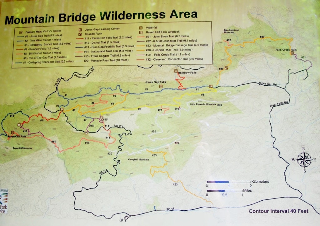 Carolina Towns and Trails: Rainbow Falls, Jones Gap State Park