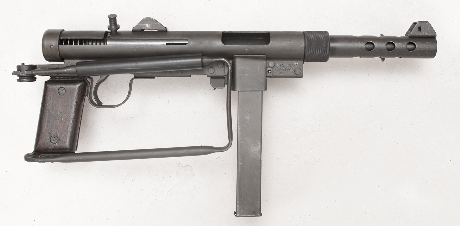 Submachine Gun/Pistol Mitraliur Carl Gustaf Kpist M/45 - Not Angka Lengkap