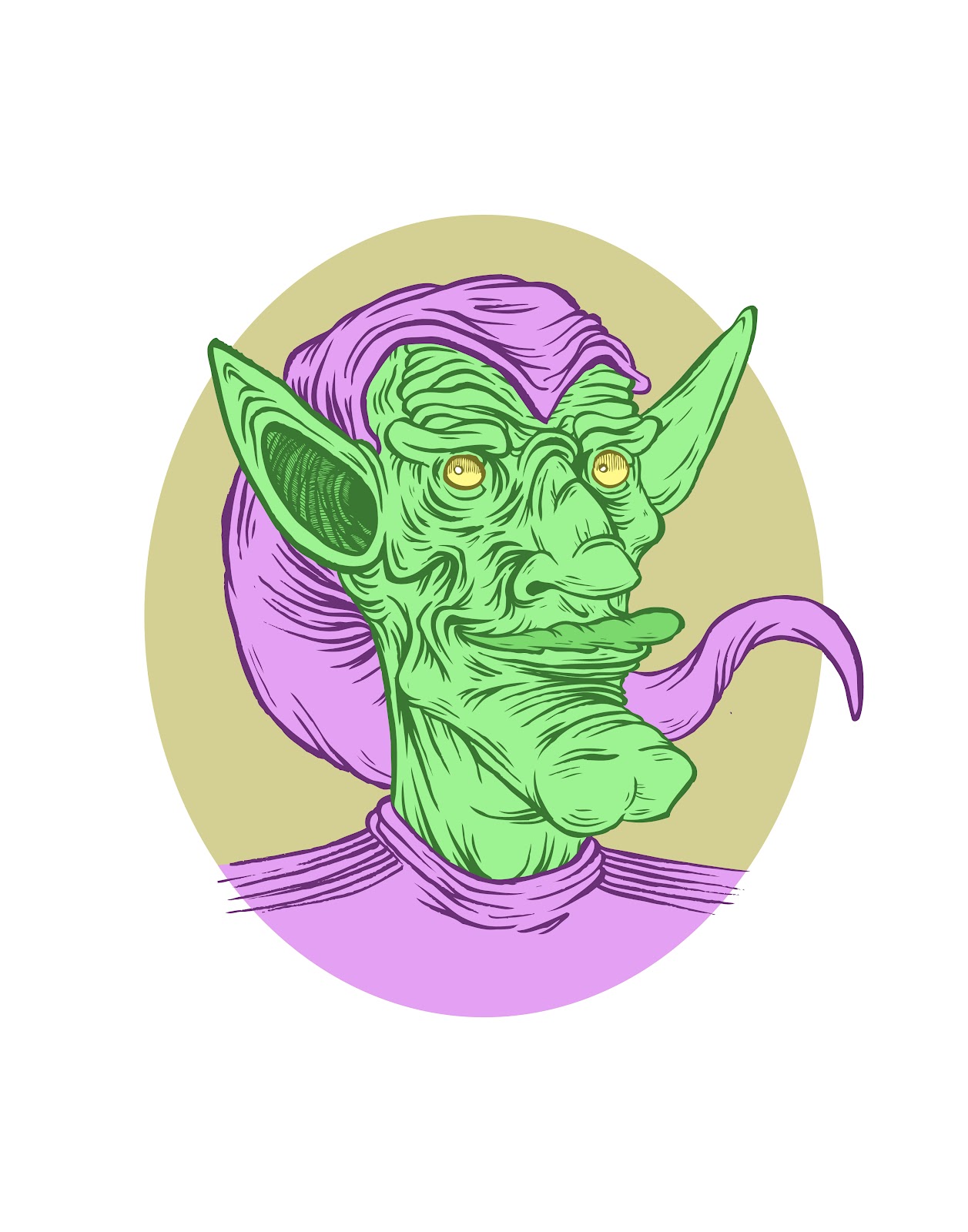 Anthony Briglia Illustration: Grumpy Old Green Goblin