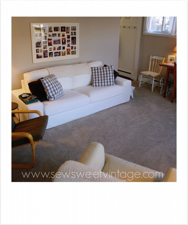 Sew Sweet Vintage: DIY two-tone table