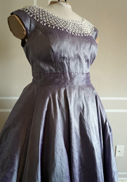 Aux Belles Choses: The Purple Wedding Dress - The Wedding Day!