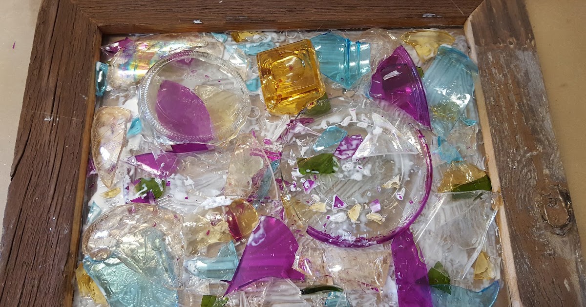 DIY Broken Glass Mosaic II