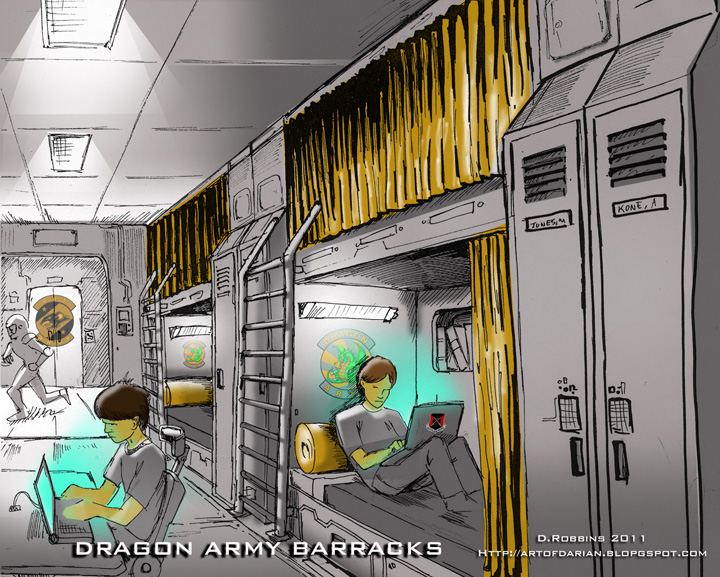 Art of Darian: Dragon Army Barracks