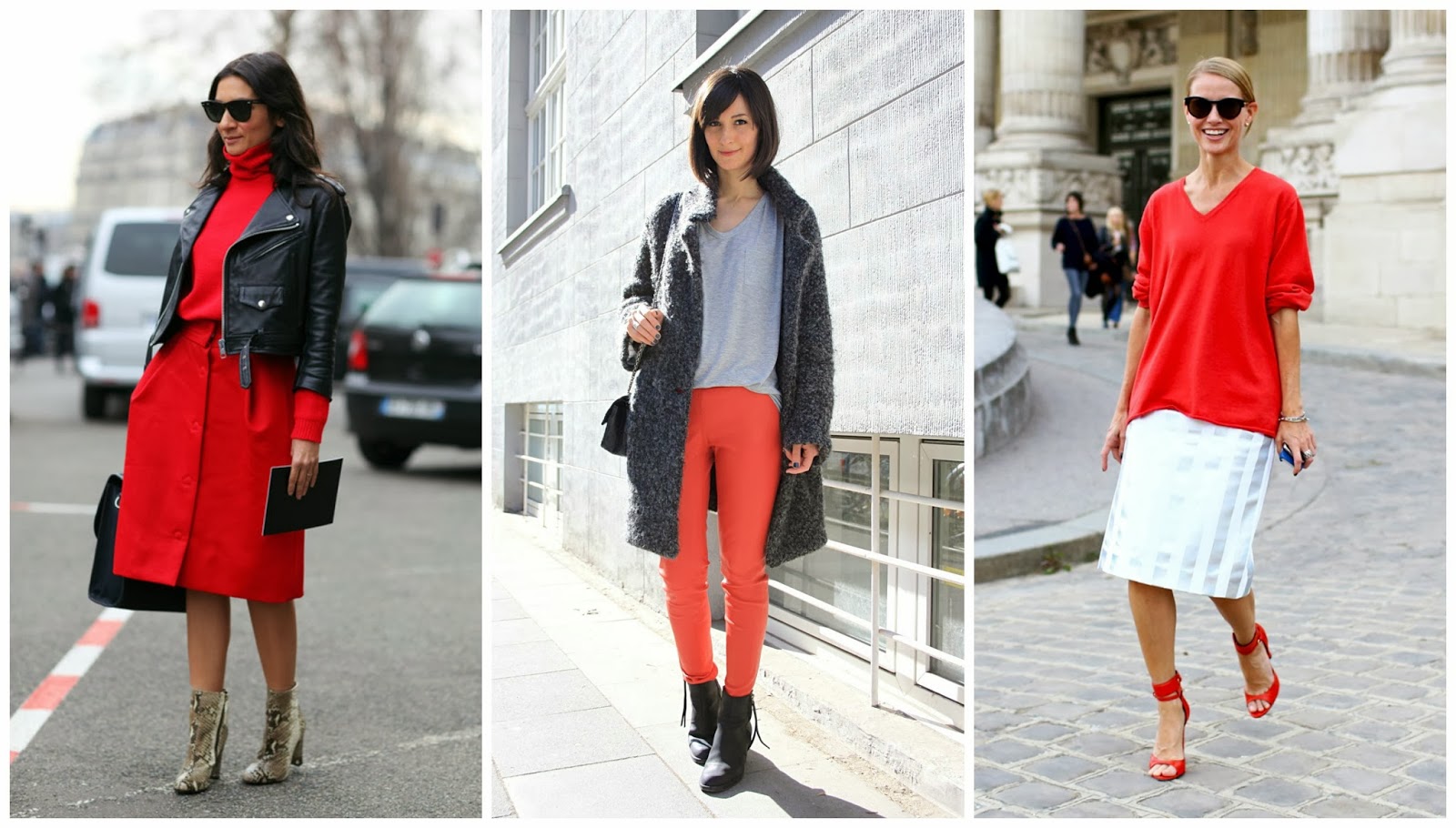 INSPIRACION EN ROJO + COLLAGE - Así es la Moda