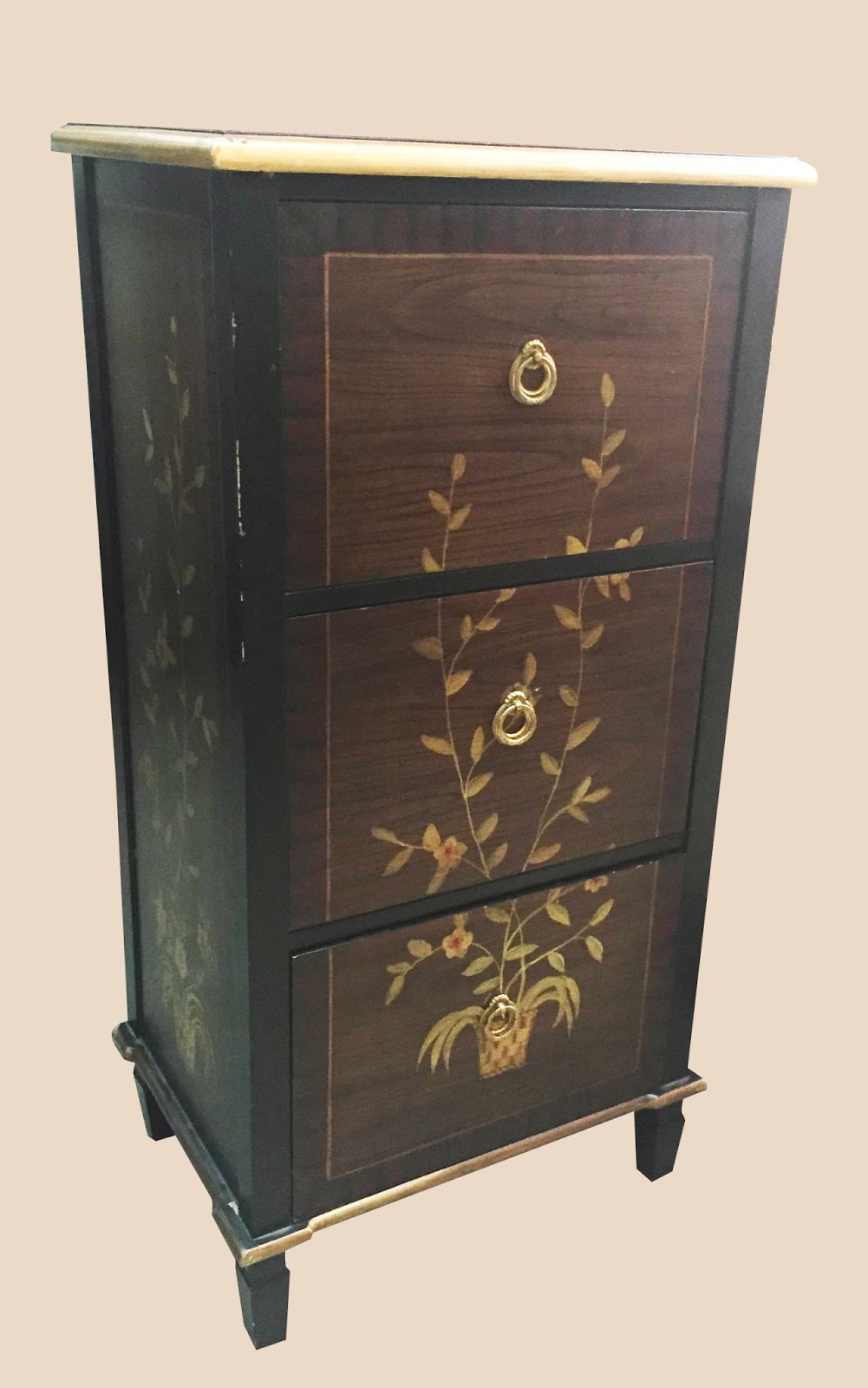 Uhuru Furniture & Collectibles: Decorative 3 Drawer File Cabinet with ...