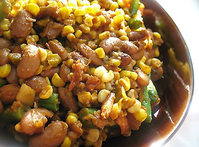 Chipotle Pinto and Green Bean Corn Succotash | Lisa's Kitchen ...
