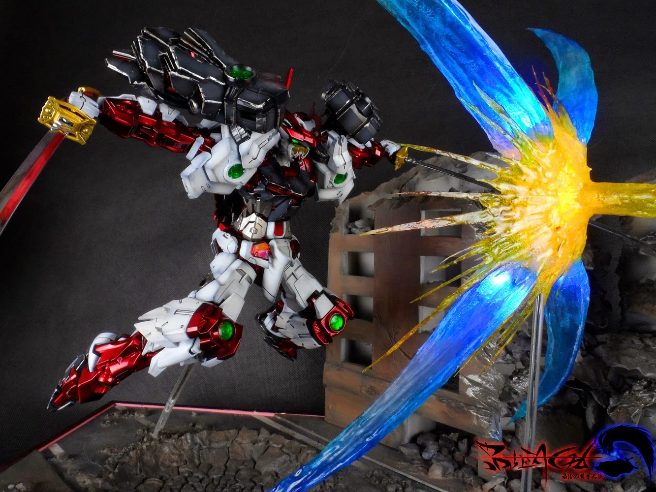 Custom Build: MG 1/100 Sengoku Astray Gundam "Astray Blade"