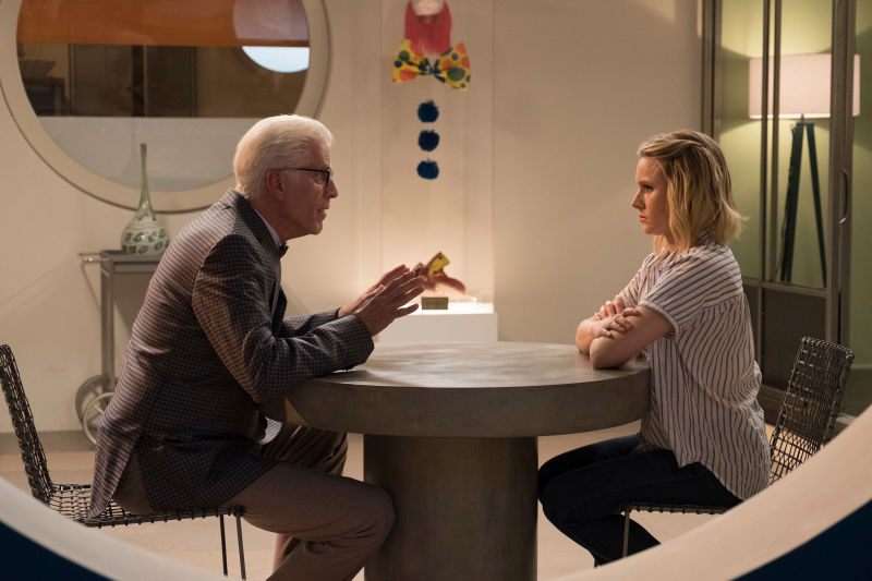 The Good Place 'Derek' Review: Janet's New Boyfriend Brings Chaos ...