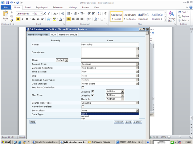 how to create smart list in Hyperion?