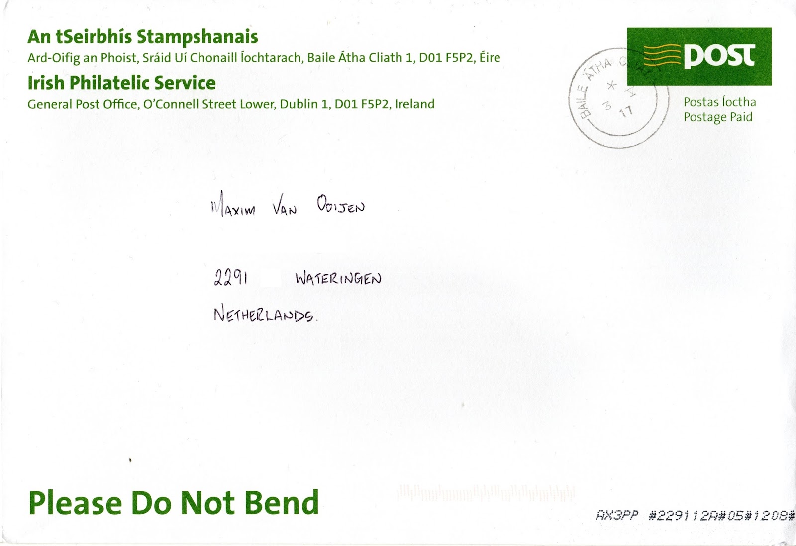 World envelope collection: Ireland