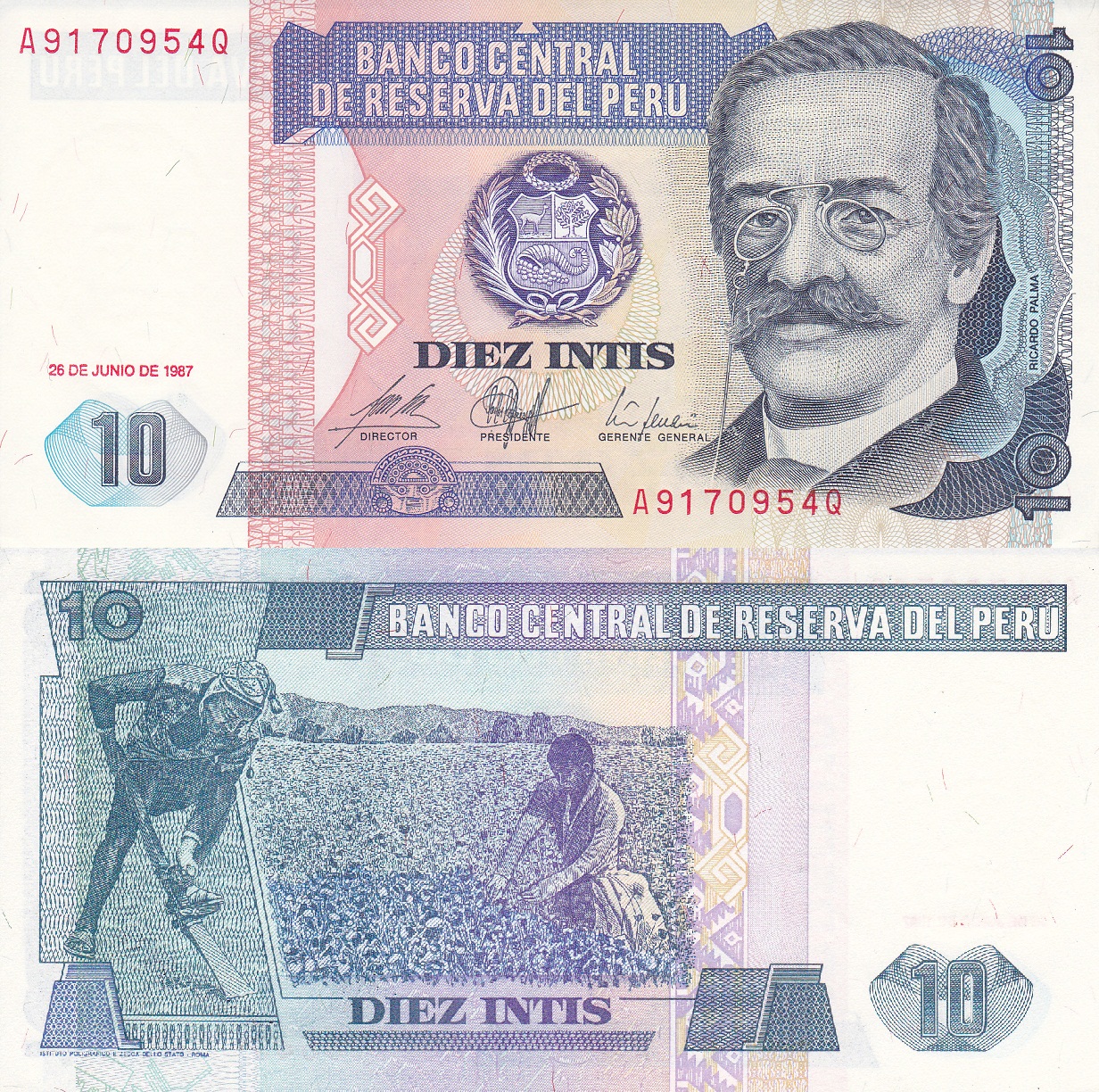 MI COLECCIÓN DE MONEDAS Y BILLETES: PERU - INTIS (1985 - 1991)