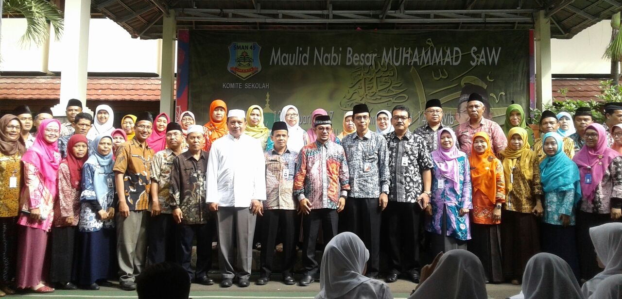 MAULID NABI DI SMAN 45 | KOMITE SMUN 45 JAKARTA