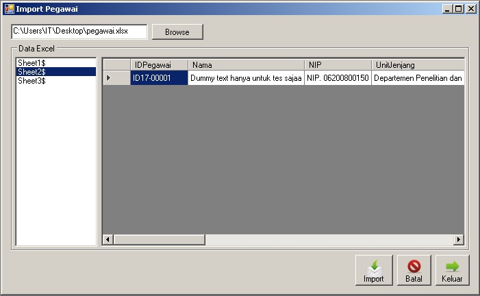 Import Data dari Excel ke MySQL dengan Visual Studio (VB .NET) 2010 - aSaL uSiL