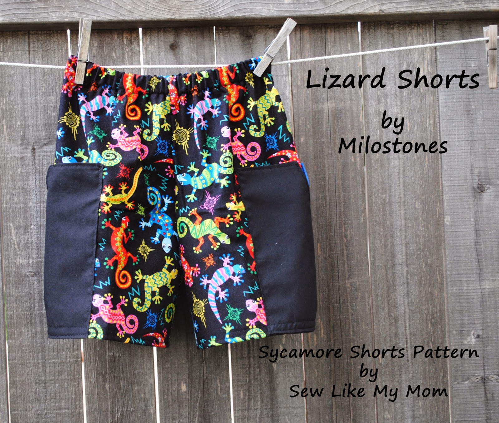 Milostones Creates: {Lizard Shorts}