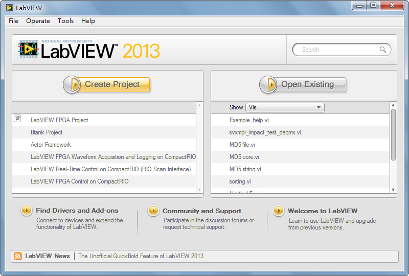 LabVIEW筆記: 專題介紹 - 從開始專案到建置安裝檔的簡易流程