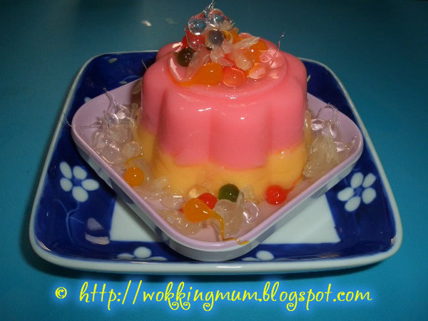Let's get Wokking!: Strawberry and Mango Pudding | Singapore Food Blog ...