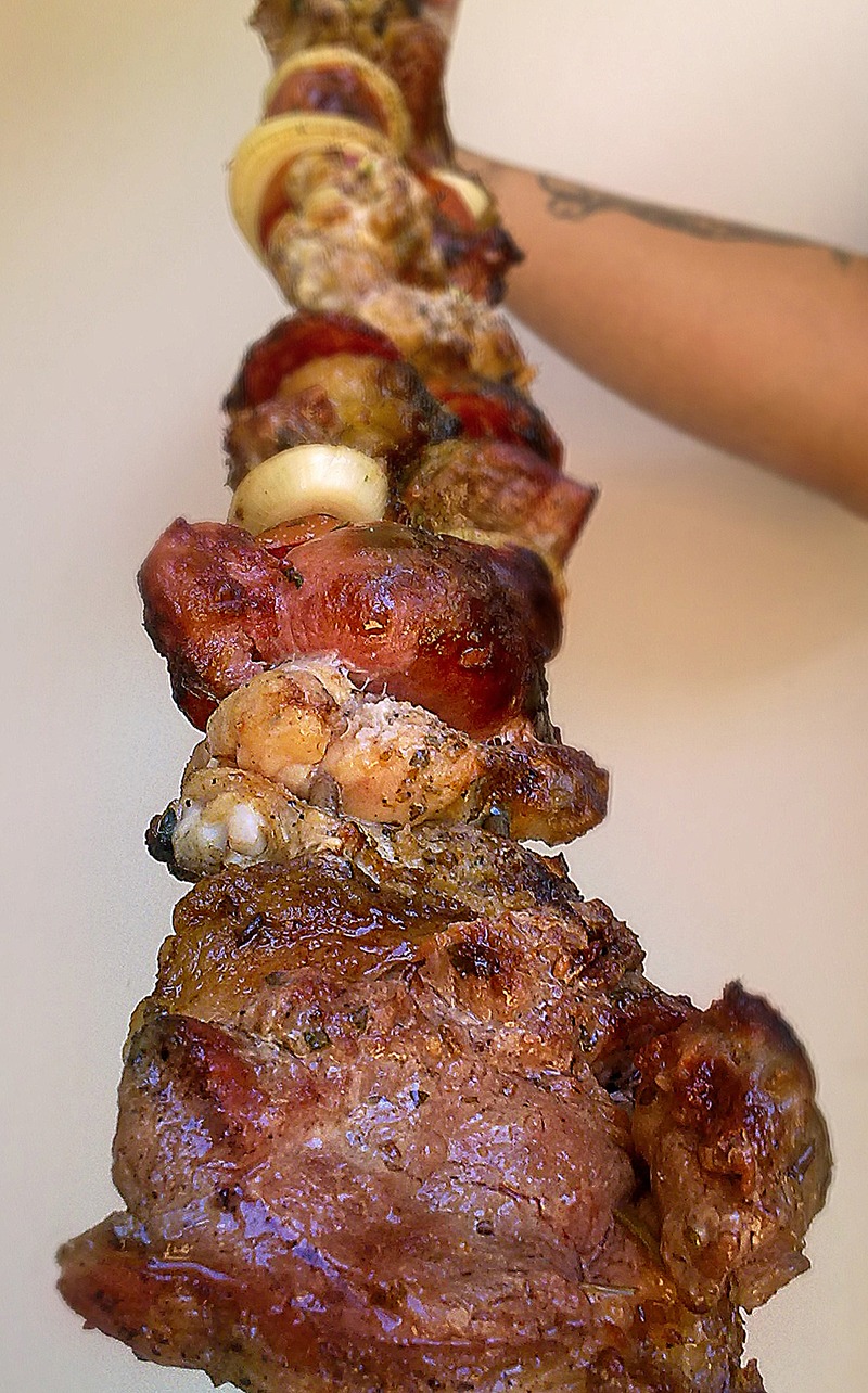 Rock na Cozinha: E Hoje tem: Espeto Misto